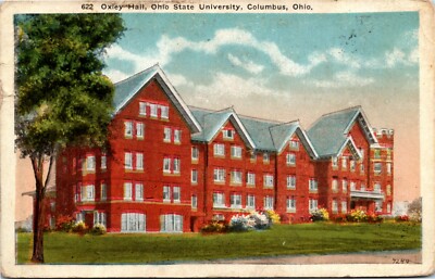 Postcard OH Franklin County Columbus Oxley Hall Ohio State University ...