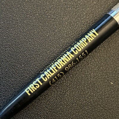 Vintage Ballpoint Pen First California Company | eBay