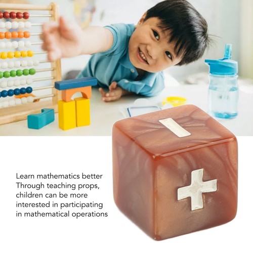 20pcs Math Plus Minus Sign Dices 16mm Math Operation Calculation Dice ...