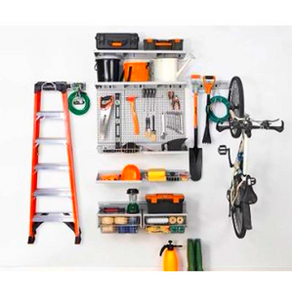Haus 59 Piece Quick Release Snap Rail Garage Organization System -Local ...
