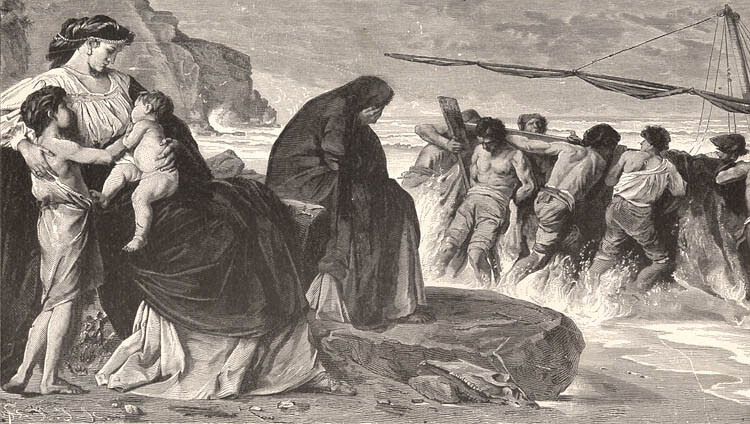 Greek Mythlogy, MEDEA KILLS CHILDREN Jason Argonauts ~ 1882 Art Print ...