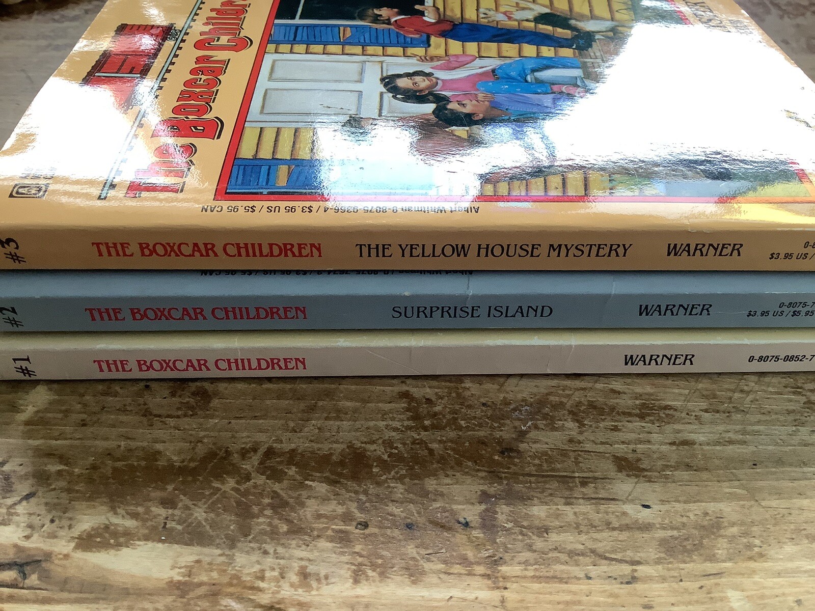 Lot of 3 Vintage Boxcar Children Books #1 #2 & #3 Gertrude Chandler ...