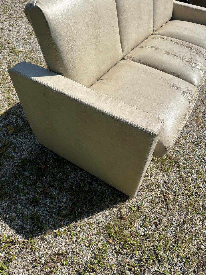 Flexsteel 74" Jack knife Sofa Bed Couch TAN RV Boat Motorhome jackknife ...