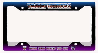 Transformers More then Meets the Eye - Autobot License Plate Frame | eBay