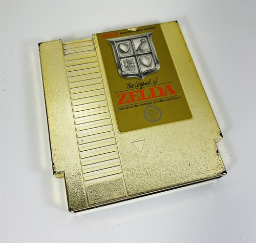 The Legend of Zelda -- NES Nintendo Authentic GOLD Original RPG 5 Screw ...