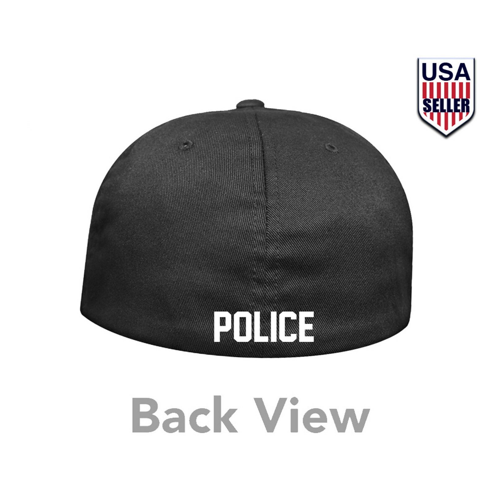 Police Embroidered Logo FlexFit Hat Law Enforcement Hat Support Blue ...