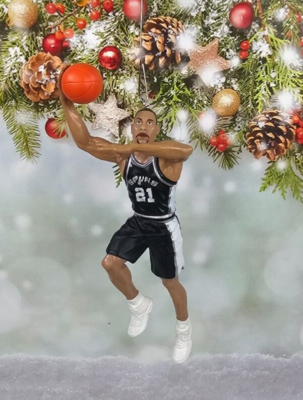 San Antonio Spurs Ornaments 33.75" X 42.5" Black & White NBA San