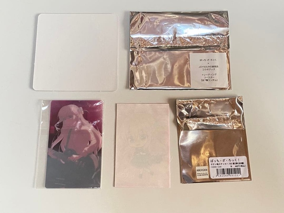 Bocchi the Rock!! Satin Sticker Hitori Goto JOYSOUNDCoaster | eBay