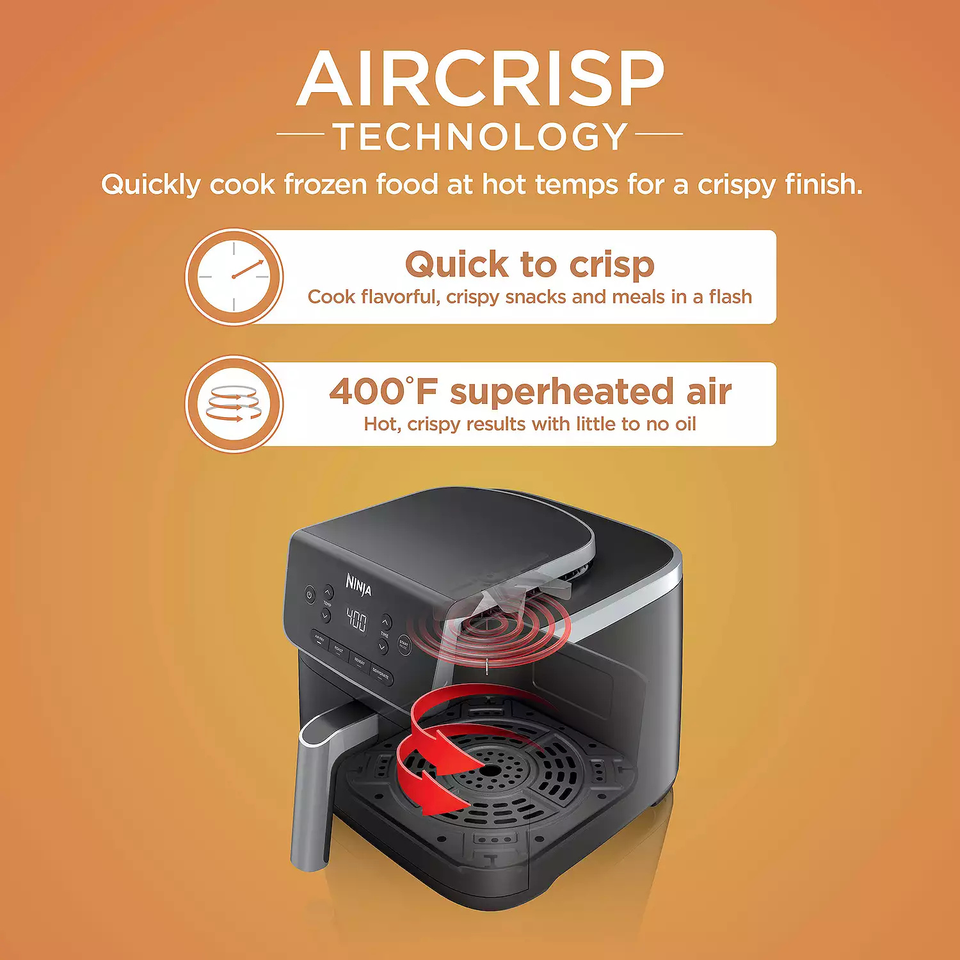 Ninja Air Fryer Pro 4-in-1, 5 QT Capacity, Nonstick Basket & Crisper ...
