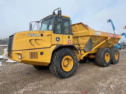 2006 John Deere 250D 6x6 Articulated Dump 25-Ton Rock Truck Off-Road ...