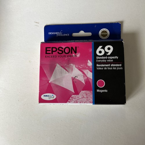 New Genuine Epson 69 Magenta and yellow Ink Cartridges WorkForce 1100 | eBay