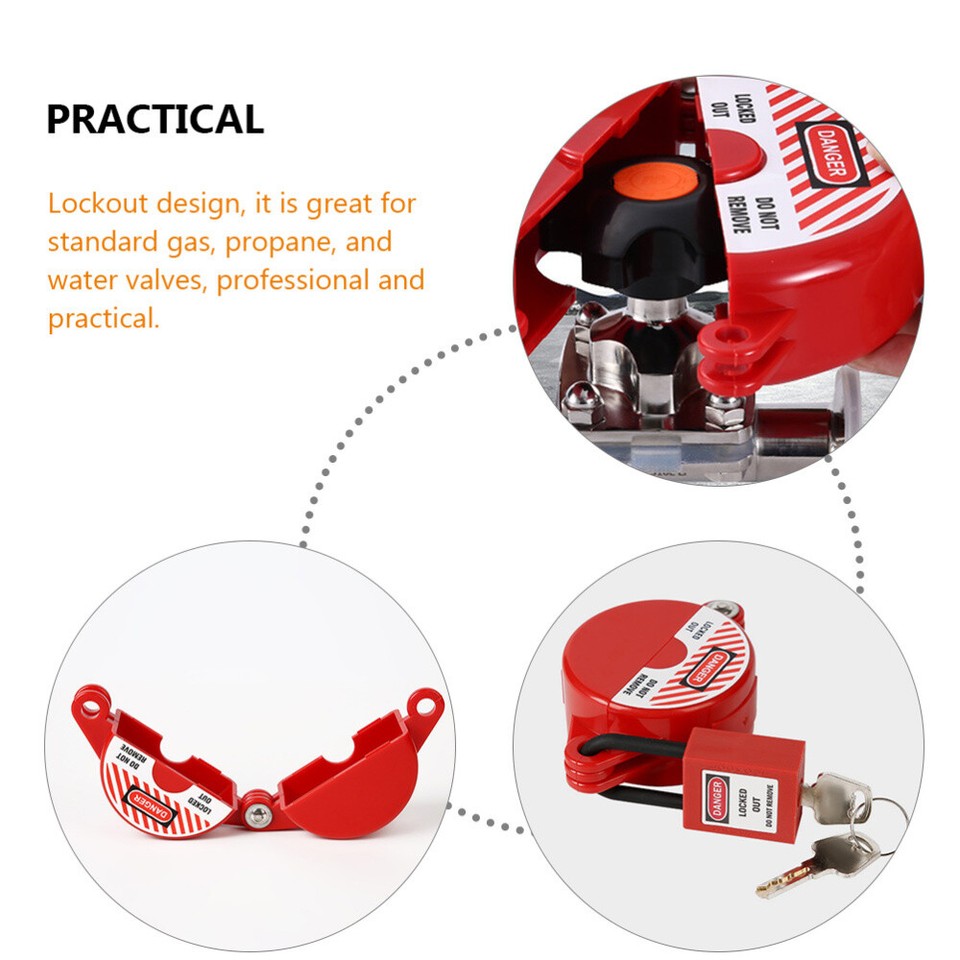 Propane Tank Lock Gate Valve Lockout Water Device Gas Outdoor | eBay