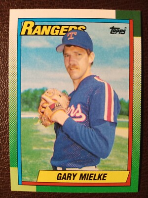 GARY MIELKE TEXAS RANGERS "RC" 1990 TOPPS BASEBALL CARD #221 | eBay