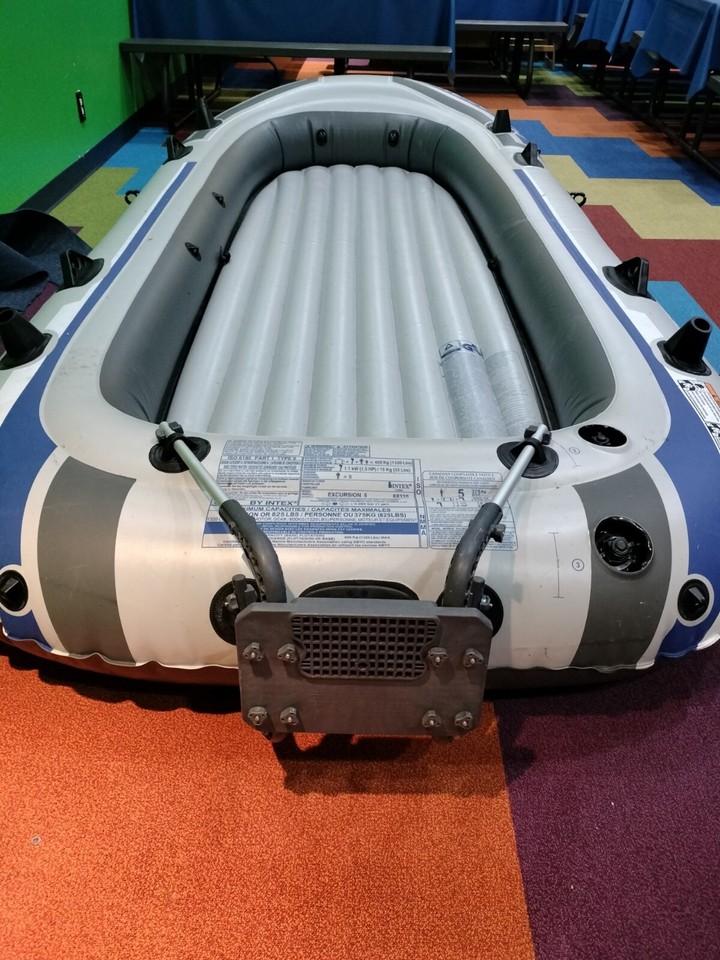 Intex 68325EP Excursion 5 Person Boat Set 889911020617| eBay