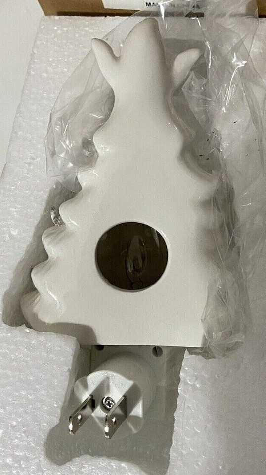 HALLOWEEN Plug-In NIGHT LIGHT Ceramic GHOST, SKULLS or BLACK CAT Night ...