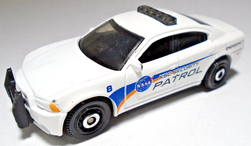 2022 MATCHBOX DODGE CHARGER PURSUIT NASA SECURITY WHITE 3" DIECAST ...