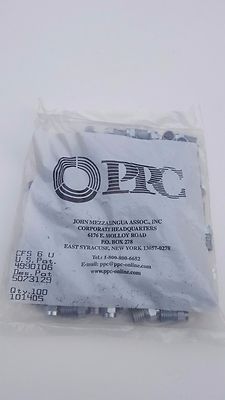 100 BELDEN RG6 PPC COAX Crimp Fitting Connectors | eBay