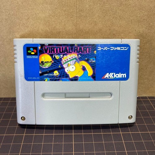 Virtual Bart, Nintendo Super Famicom Software The Simpsons From Japan ...