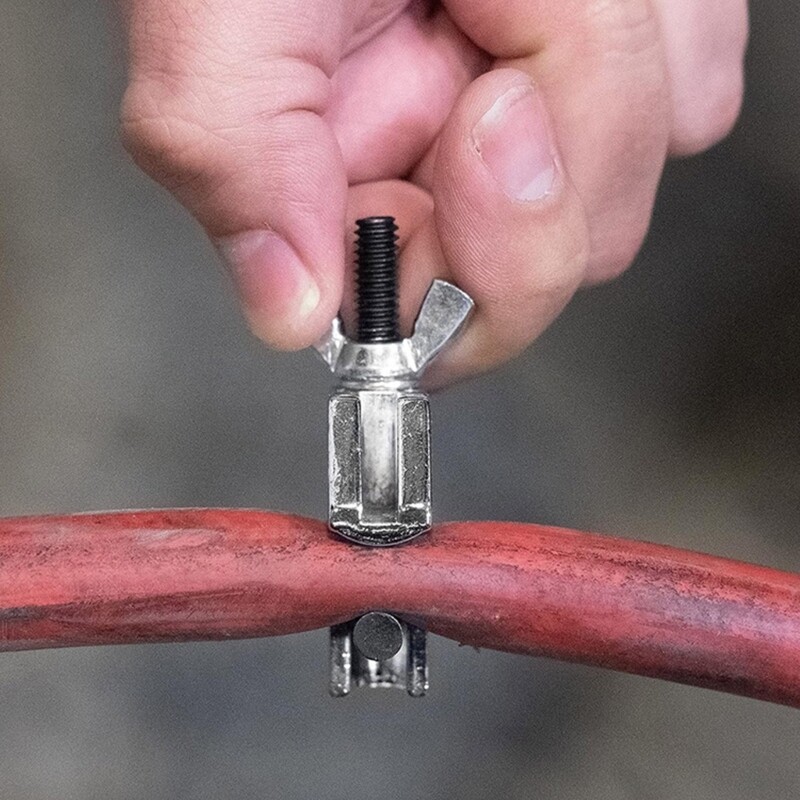 1 Pair Oil Lines Clamp Set Hose Clamps Set Adjustable Brake Hoses ...