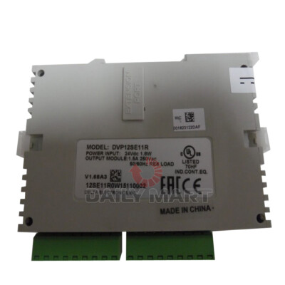 New In Box Delta DVP12SE11R PLC DI 8 DO 4 Transistor 24VDC | eBay