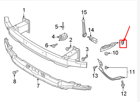 AUDI A6 C8 Stoßstangenführung vorne rechts 4K0807284 NEU | eBay