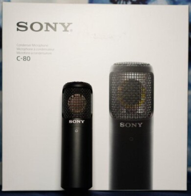SONY C-80 Condenser Microphone NEW From Japan FedEx / DHL 4548736140714 ...