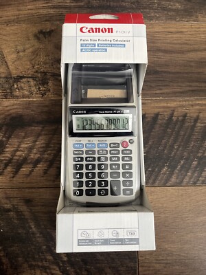 Canon P1-DH V Palm Size Printing 12 digit Calculator NEW 13803042924 | eBay