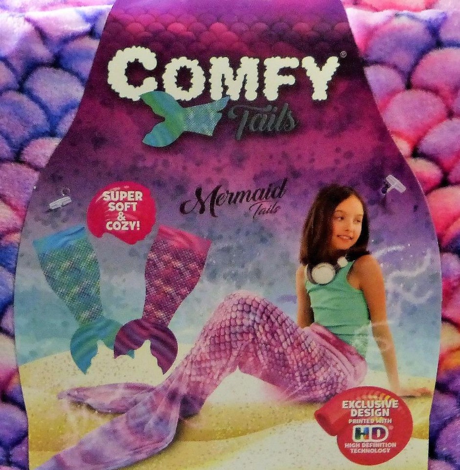 Mermaid Tail Purple Comfy Tails Soft & Cozy Ages 5 - 12 Yrs HD Tech ...