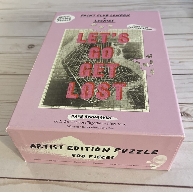 Luckies Jigsaw Puzzle 500 Piece Lets Go Get Lost Mindfulness Print Club ...