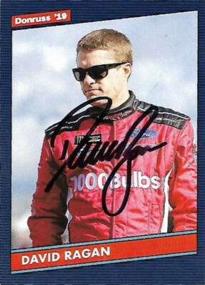 David Ragan signed 2019 DONRUSS card #130 NASCAR DRIVER | eBay