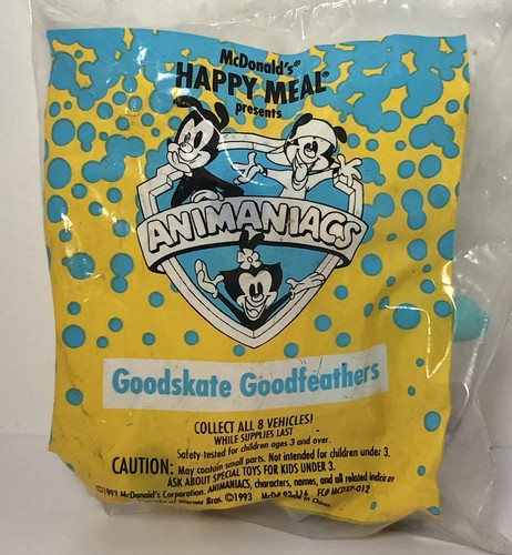 1993 McDonald’s Happy Meal Kids Toy Animaniacs Goodskate Goodfeathers ...