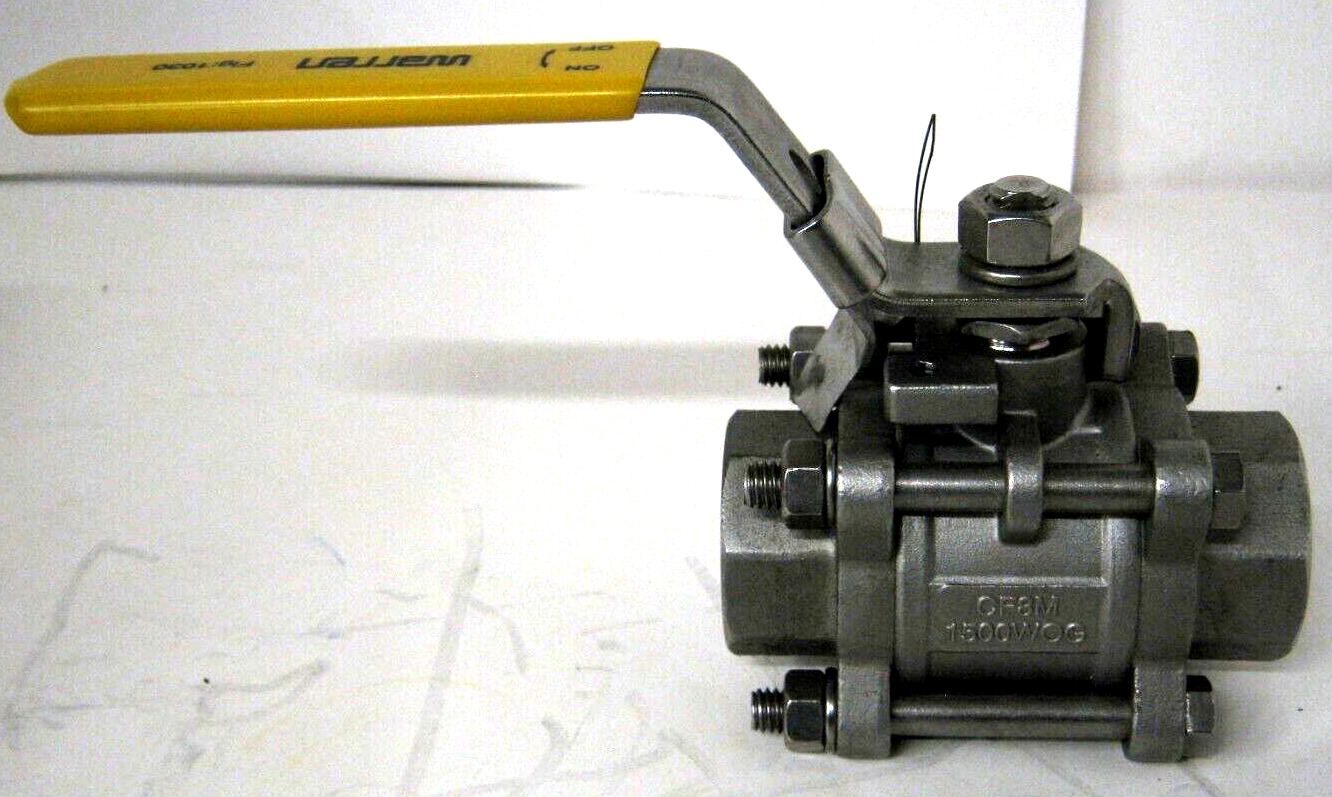 WARREN 1", BALL VALVE, 316 SS, SOCKET WELD X SOCKET WELD, WOG, 1500 ...
