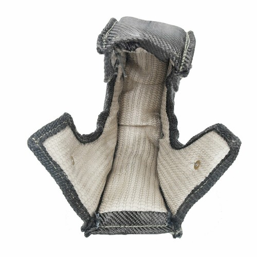 T4 Carbon Fiber Turbo Blanket Heat Shield Turbocharger Cover Wrap Black ...