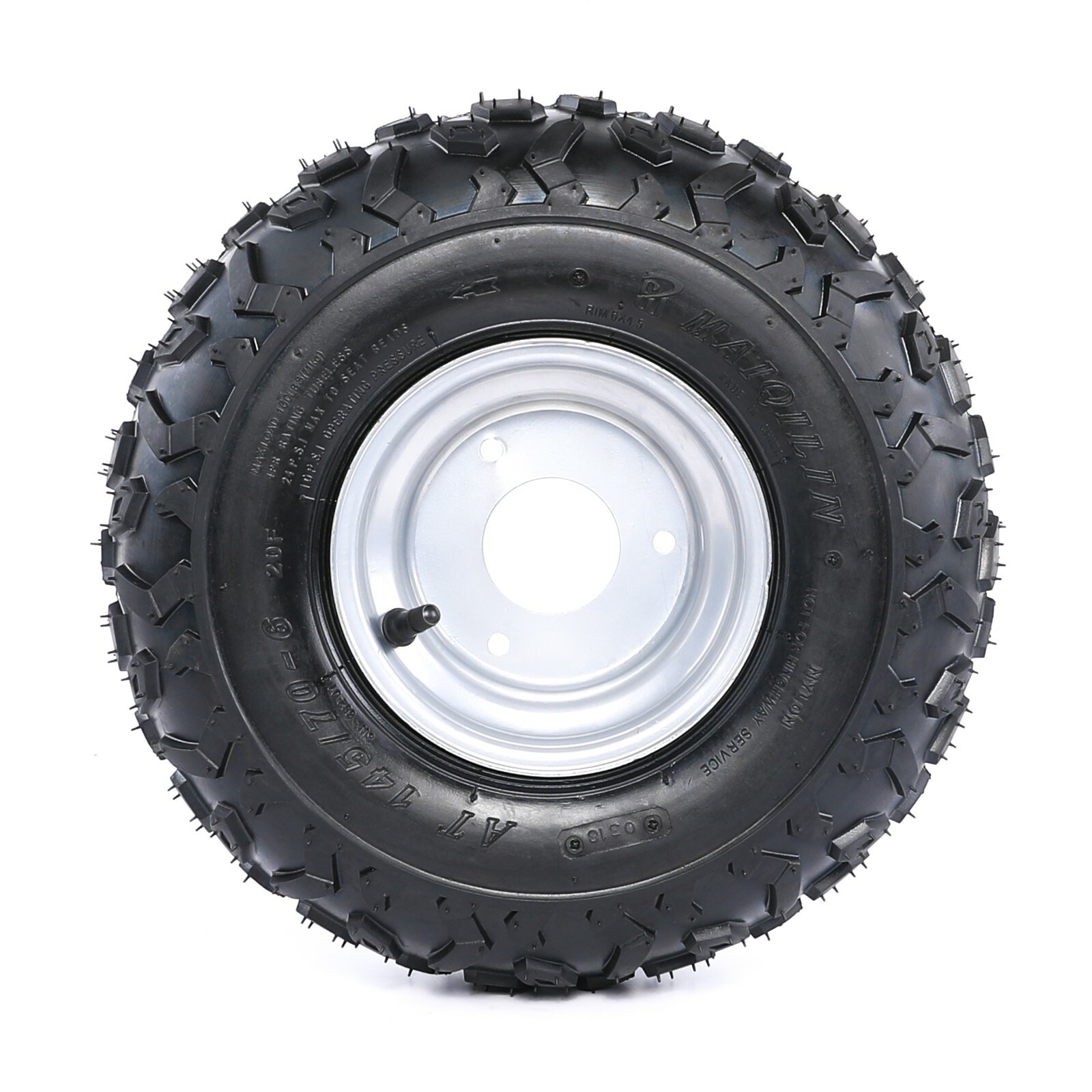4 Set 145/70-6 Wheel Rim Tire for GoKart ATV Quad Sunl Taotao Four ...