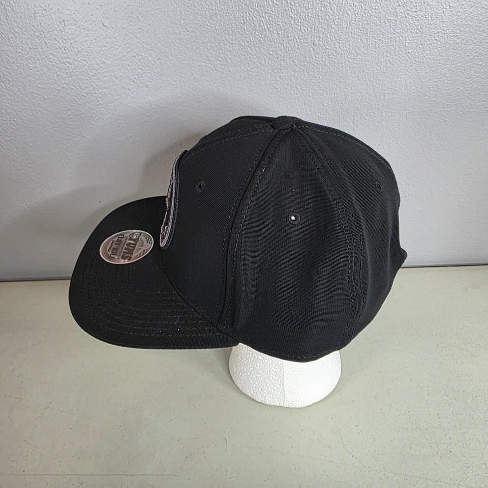 YUMS Snapback Hat Black/Gray – Classic Outline – Flat Bill w/ Sticker Tex Moton | eBay