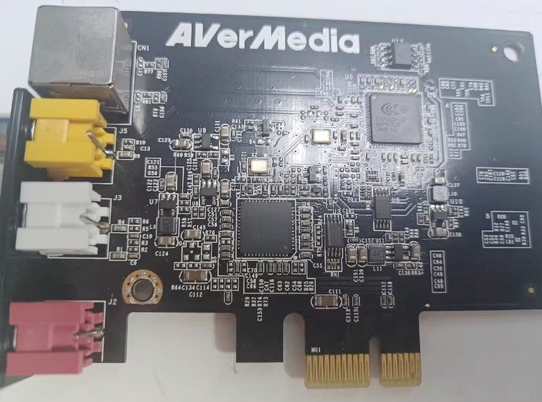 1PC Video Card PCIe Video Card Supports AV/S Terminal Input C725B ...