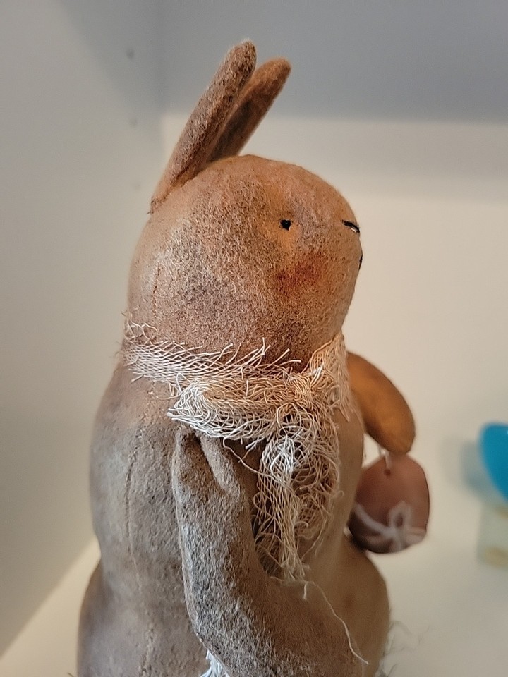 Grubby Primitive Rustic Country Bunny Rabbit Stuffed Easter Spring ...
