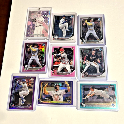 Lot of 9, 2025 MLB numbered cards | eBay