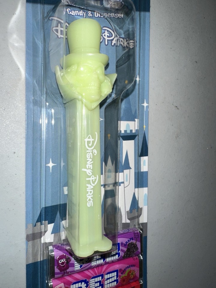 NEW 2025 Disney Parks Pez GITD Hat Box Ghost + Figment 2pc SET MOC | eBay