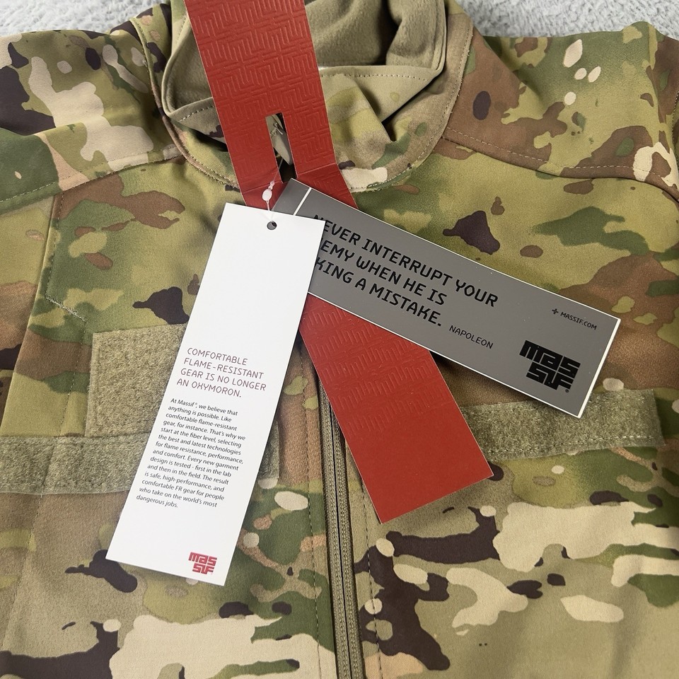 Massif Waypoint Softshell Jacket Mens Medium Regular OPC Camo Military ...