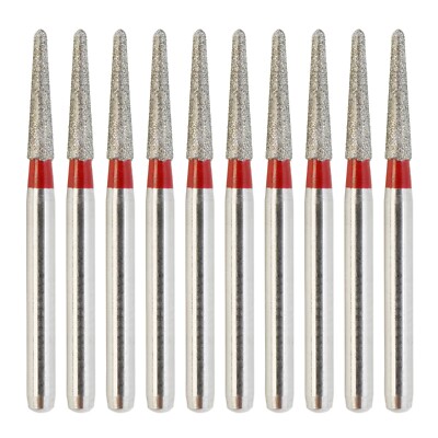 Dental Burs Diamond FG 856/016F Round End Taper Fine Grit High Speed ...