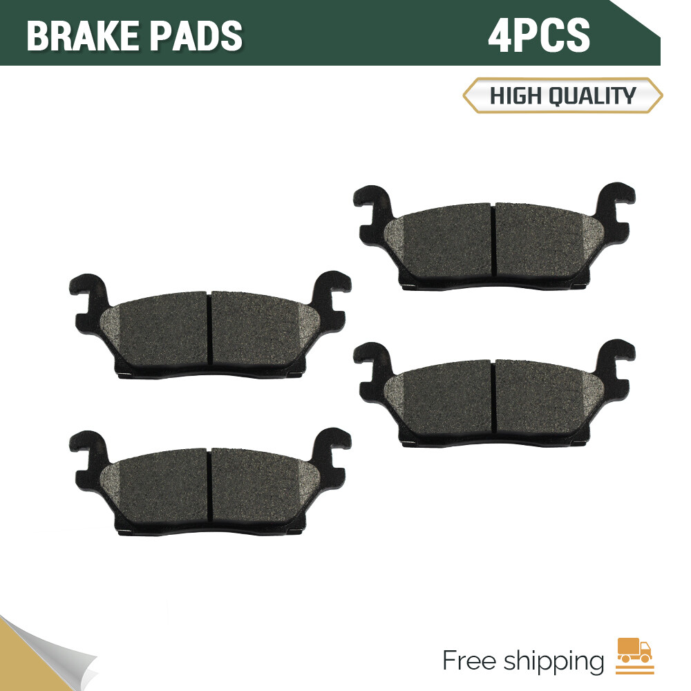 [Rear] Ceramic Disc Brake Pads Set of 4 for 2006 - 2010 Hummer H3 2009 ...