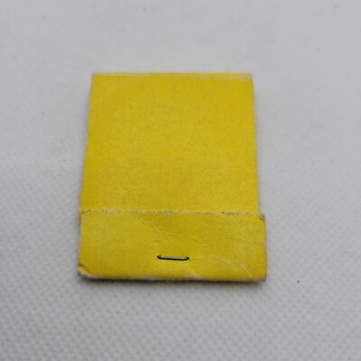 Plain Blank Yellow Matchbook Match Box Vintage Matches | eBay
