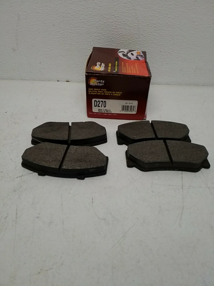D270 Parts Master Disc Brake Pads – Smooth, Quiet, Reliable Stopping ...