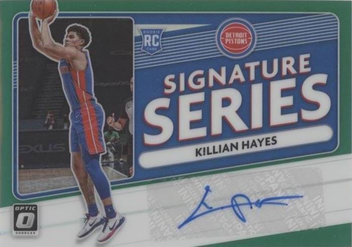 2020-21 Panini Donruss Optic - Signature Series Killian Hayes #SS-KLH ...