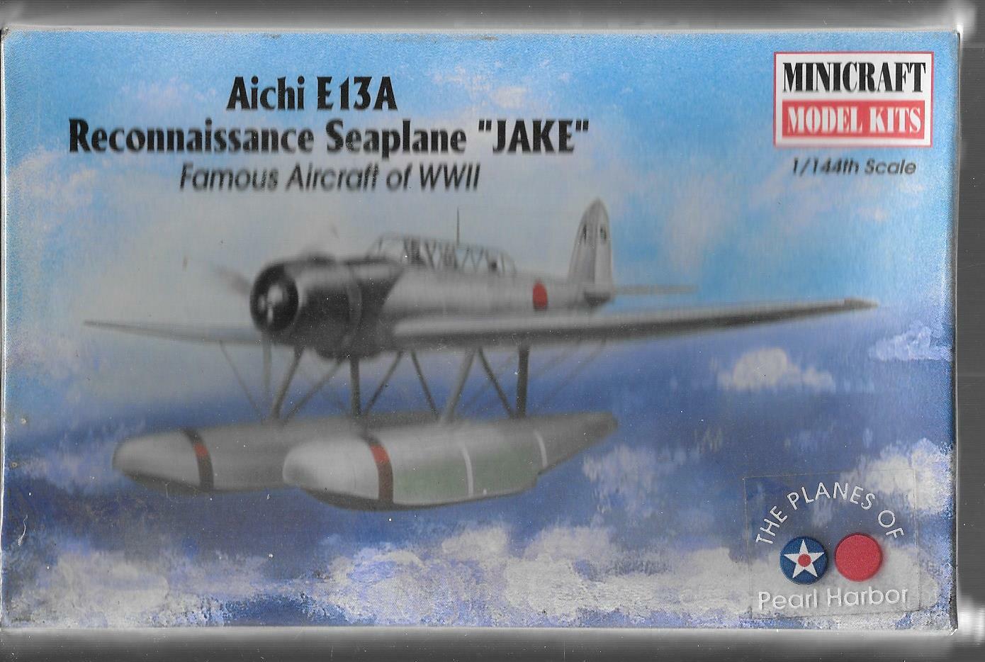 Minicraft Aichi E13a Recon Seaplane Jake 14433 for sale online | eBay