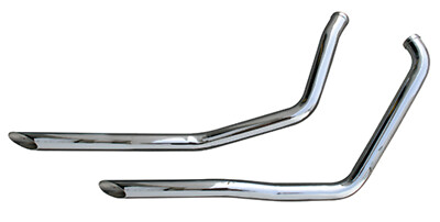 1984-1999 Harley FXR Ultima Chrome 2" Drag Pipes Exhaust Parts for ...
