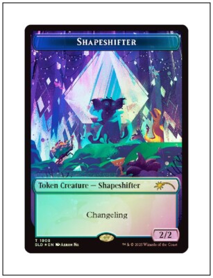 1x Shapeshifter Token 1908, Double Rainbow Foil, Secret Lair, MTG NM | eBay