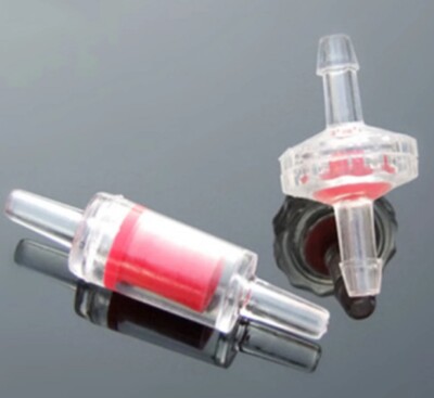 3mm 4mm 7mm Hose ID Plastic White Check Valve One Way Non-return Valve ...