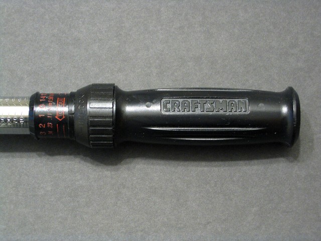 Craftsman Microtork Torque Wrench 44593 With Case 25 250lbs for sale ...